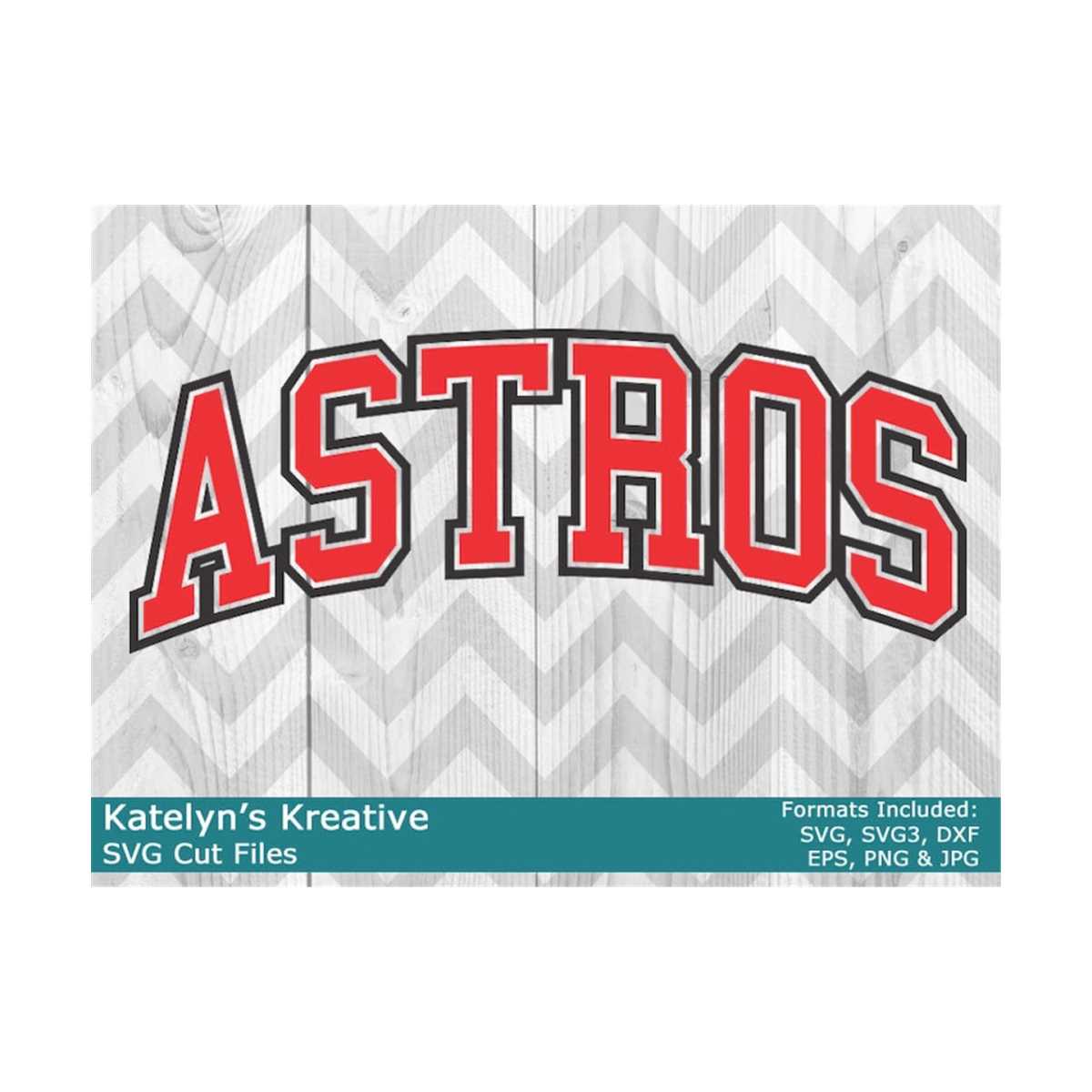 Astros Arched SVG Files | Inspire Uplift