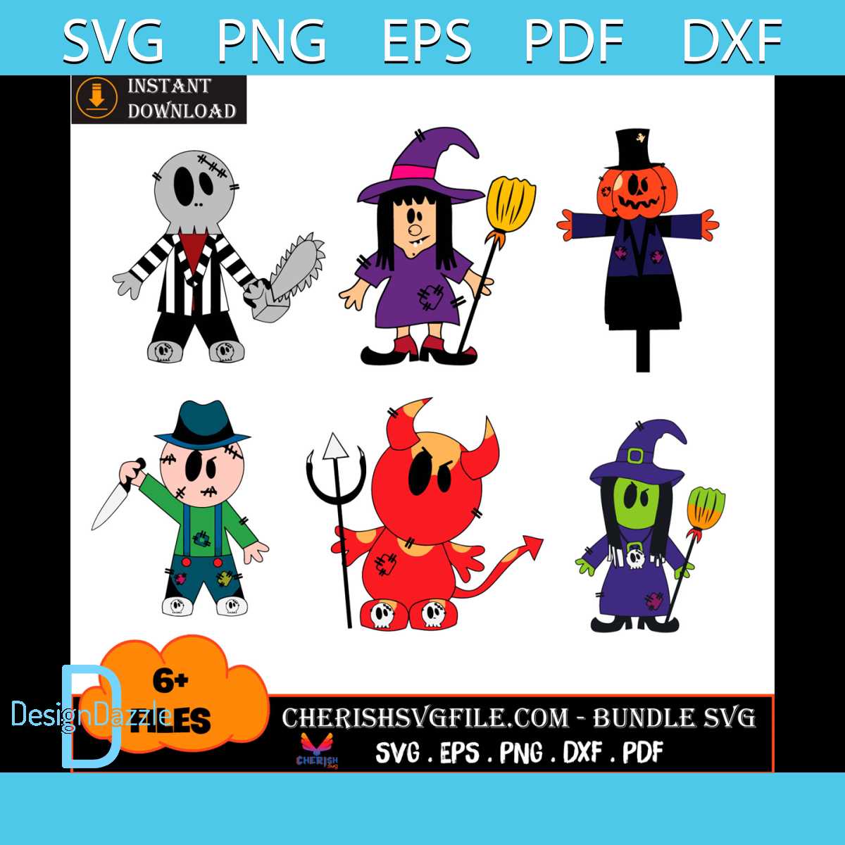 Halloween Scarecrow Dummy Bundle Svg, 6 Files Halloween Scar - Inspire ...