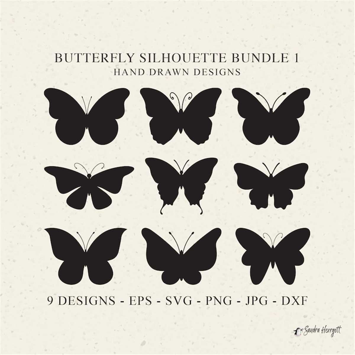 Butterfly Plotter File SVG DXF PNG Eps Jpg Insect Cricut Ani | Inspire ...