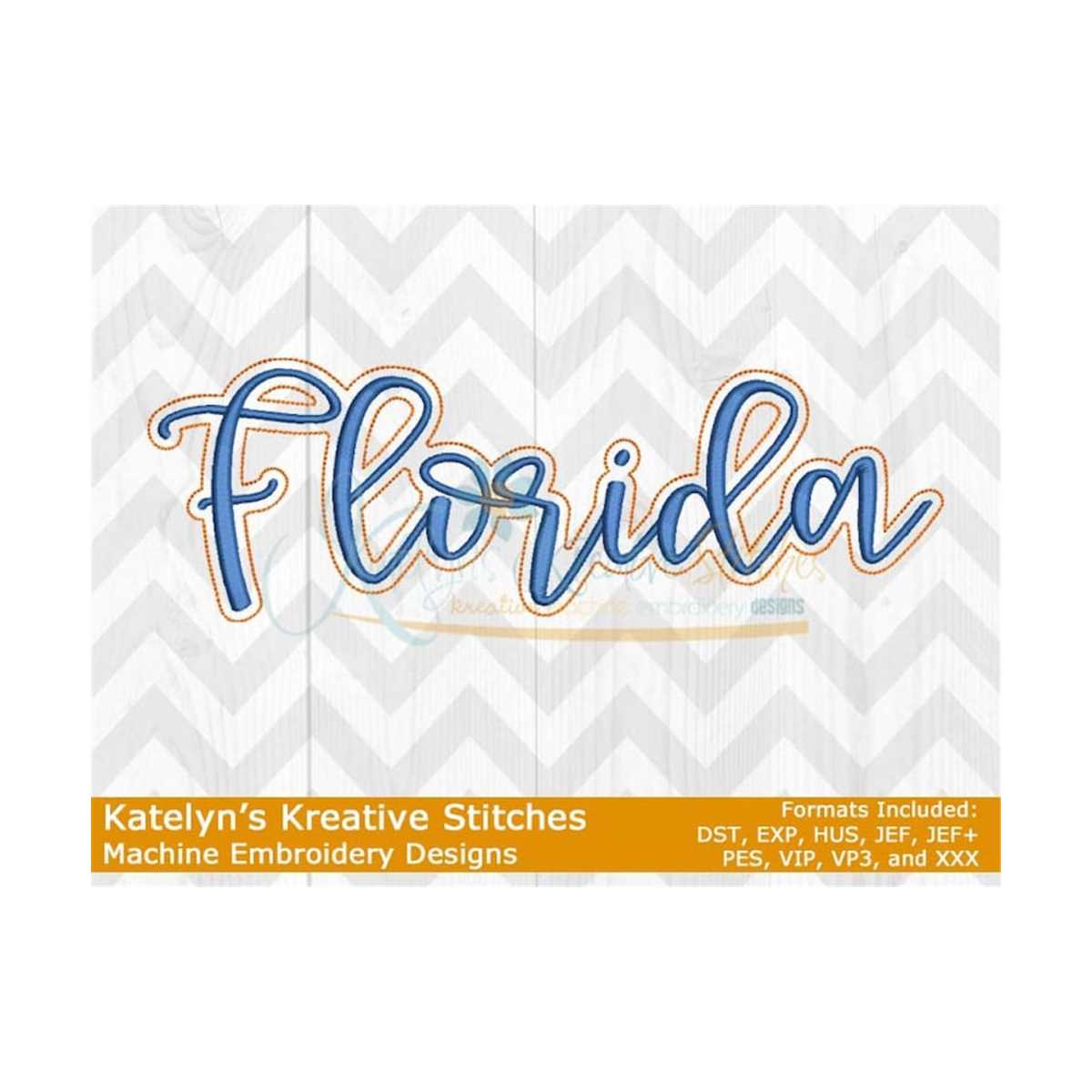 Florida Script Machine Embroidery - 2022 Series | Inspire Uplift