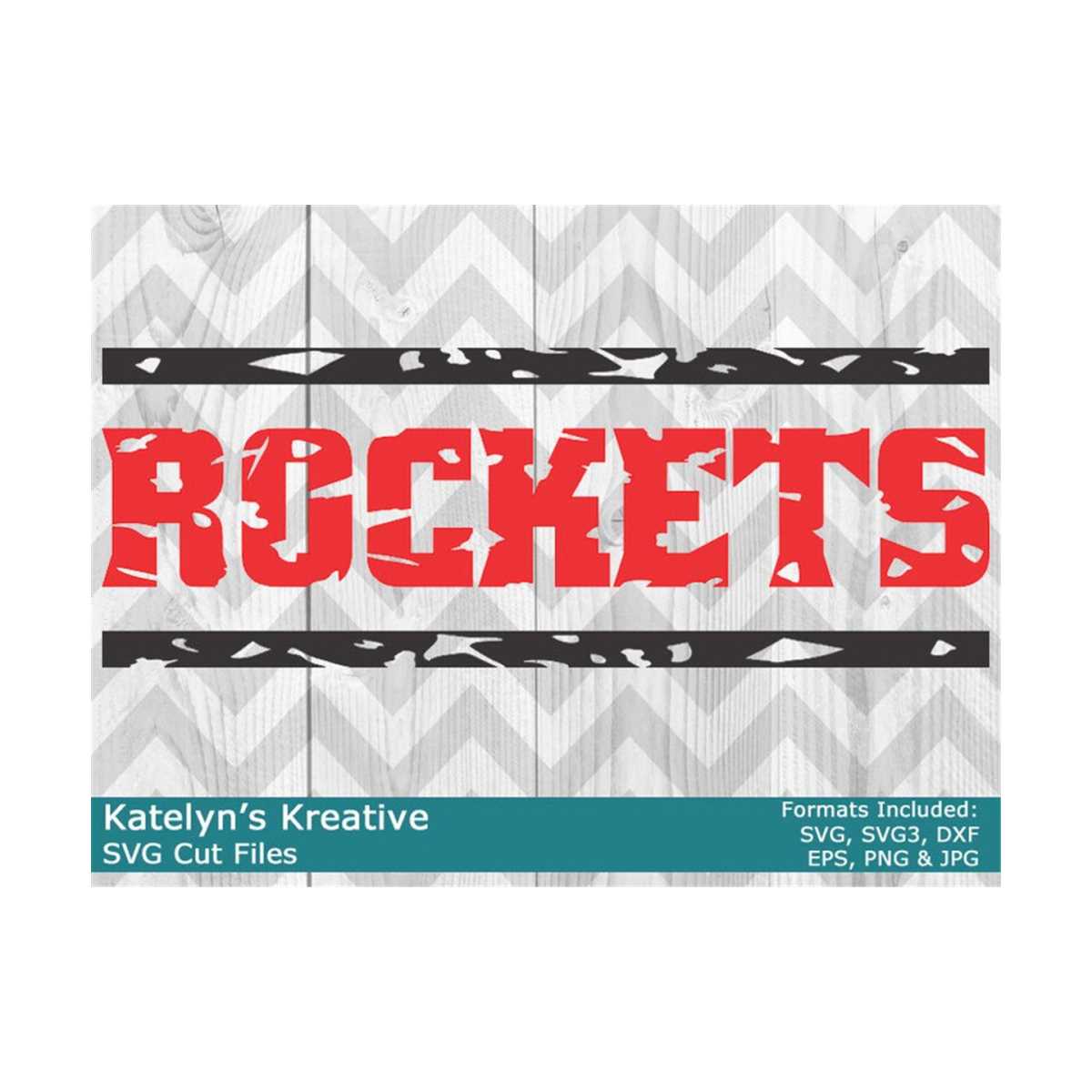 Rockets Distressed SVG Files | Inspire Uplift