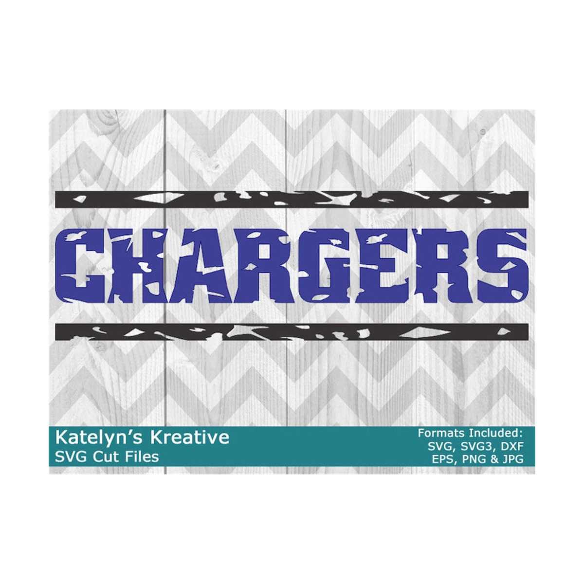 Chargers Distressed SVG Files | Inspire Uplift