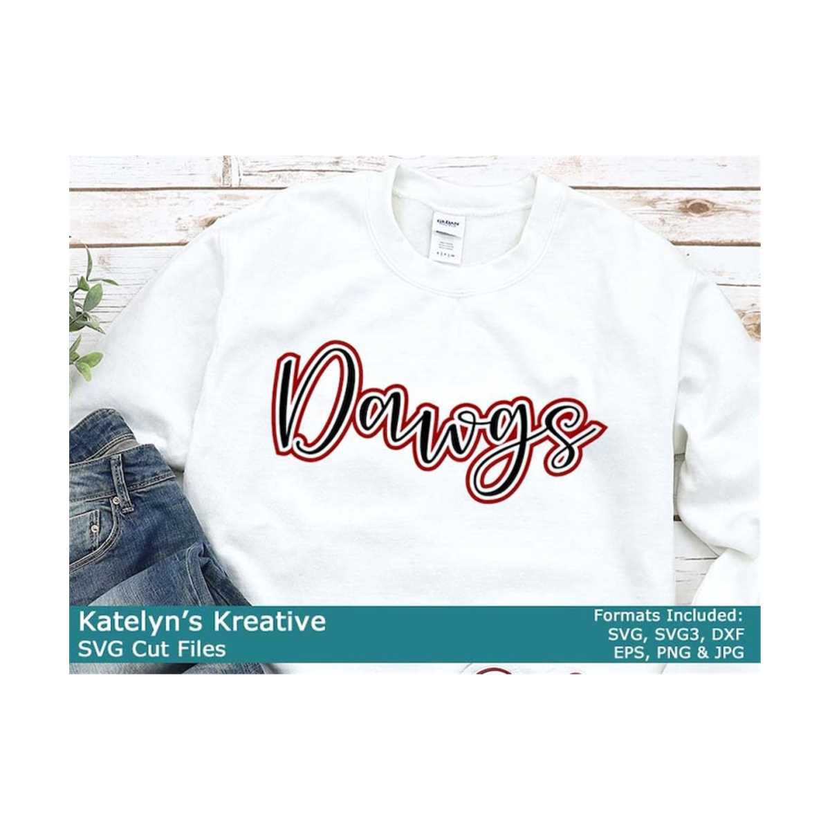 Dawgs Script SVG Files (2022 Series) | Inspire Uplift