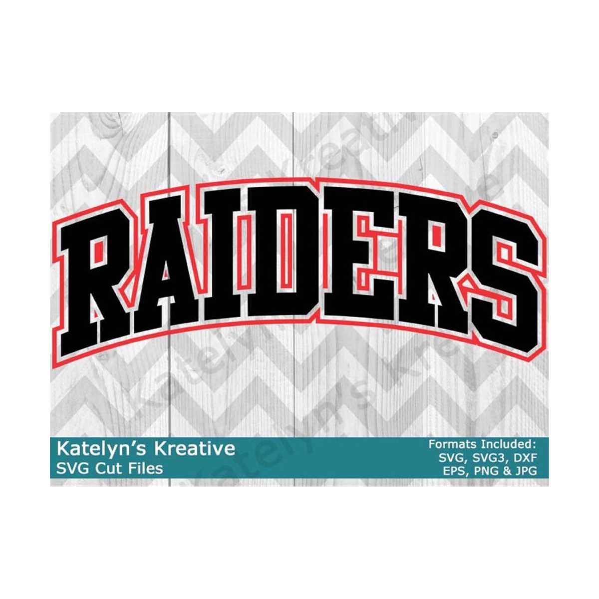 Raiders Arched SVG Files | Inspire Uplift