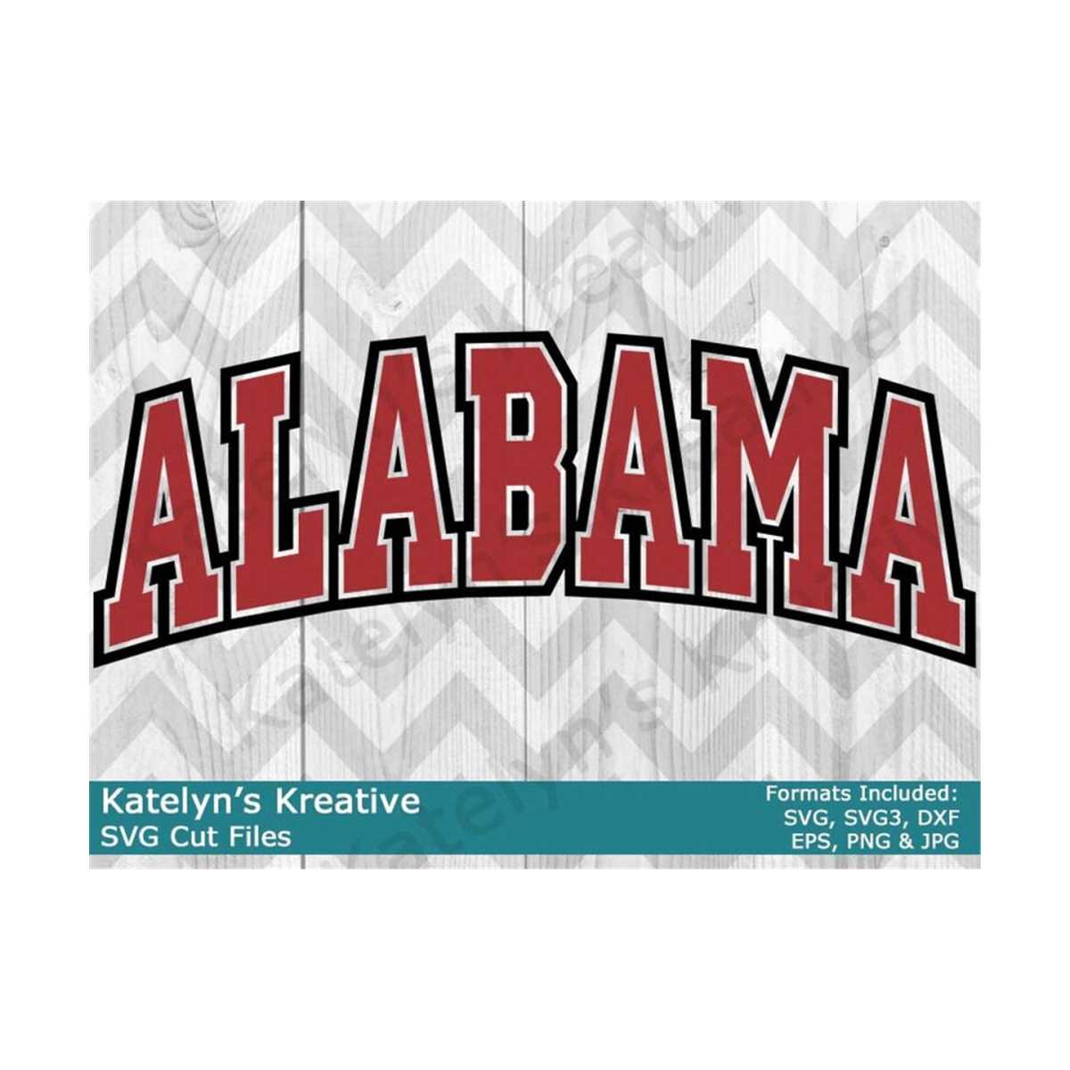 Alabama Arched SVG Files | Inspire Uplift