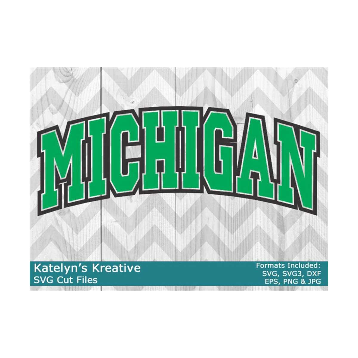 Michigan Arched SVG Files | Inspire Uplift