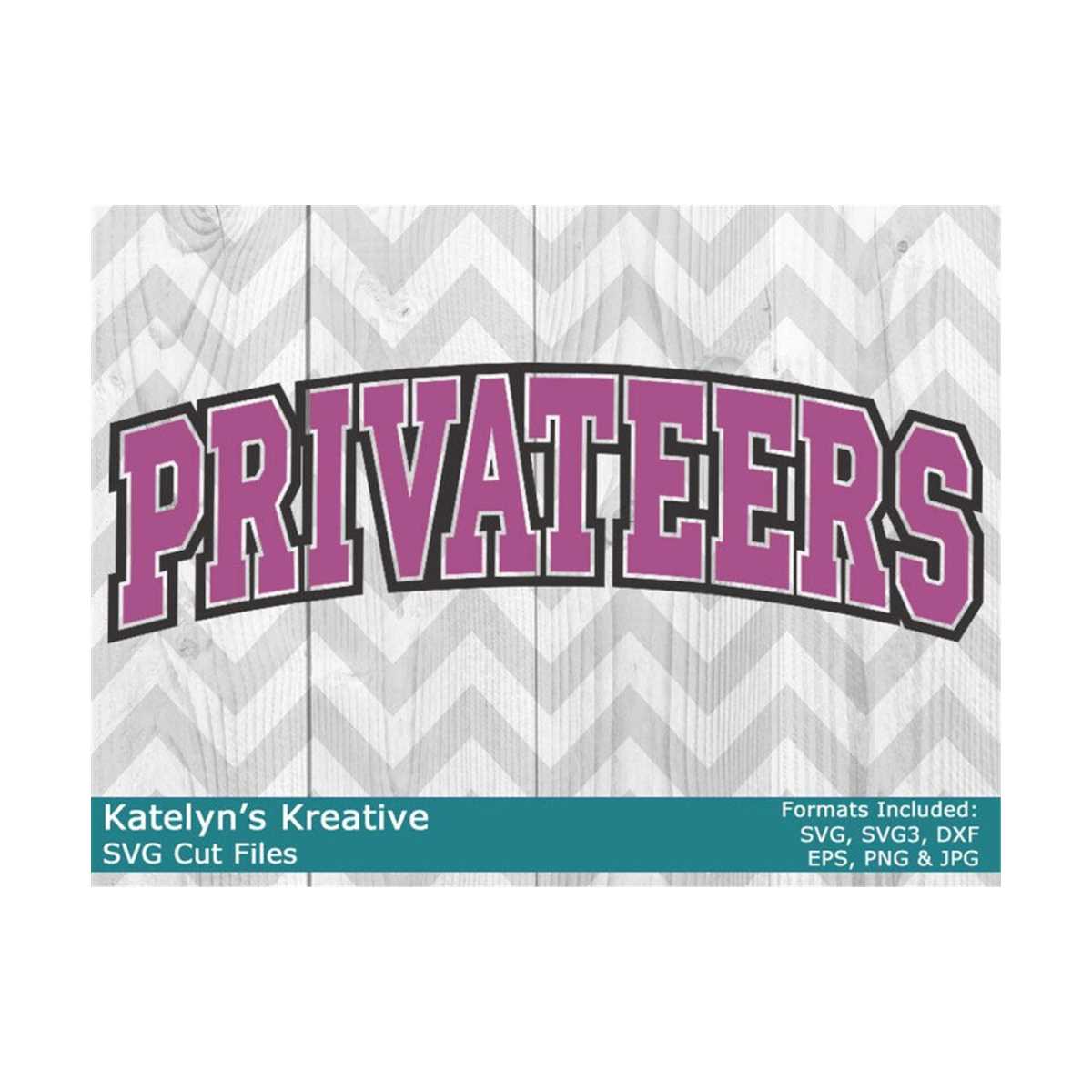 Privateers Arched SVG Files | Inspire Uplift