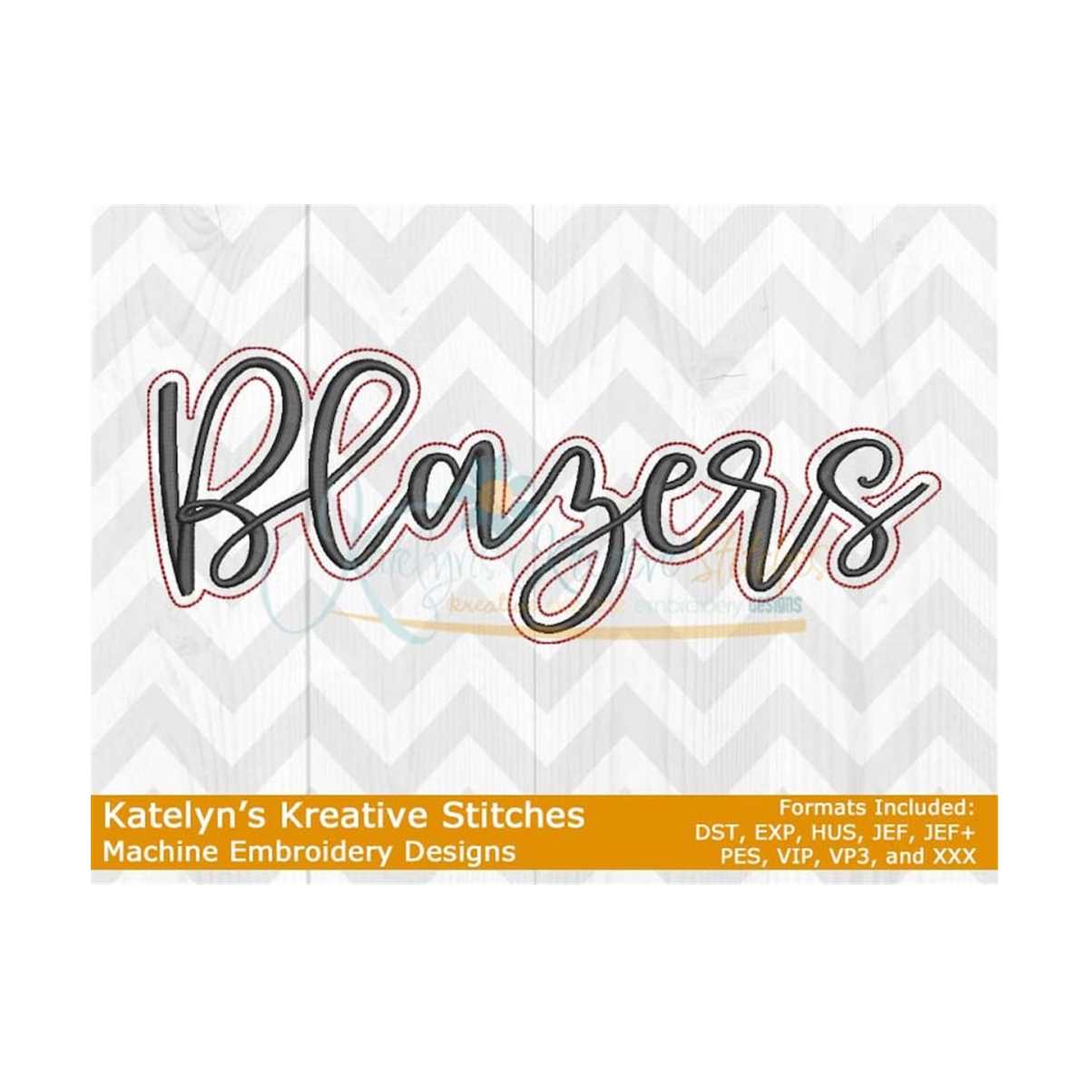 Blazers Script Machine Embroidery - 2022 Series - Inspire Uplift