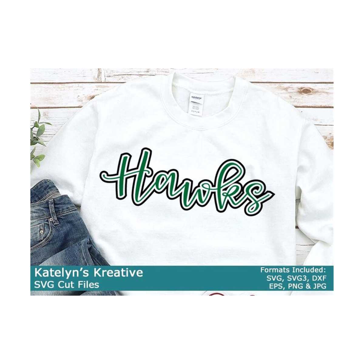 Hawks Script SVG Files (2022 Series) - Inspire Uplift