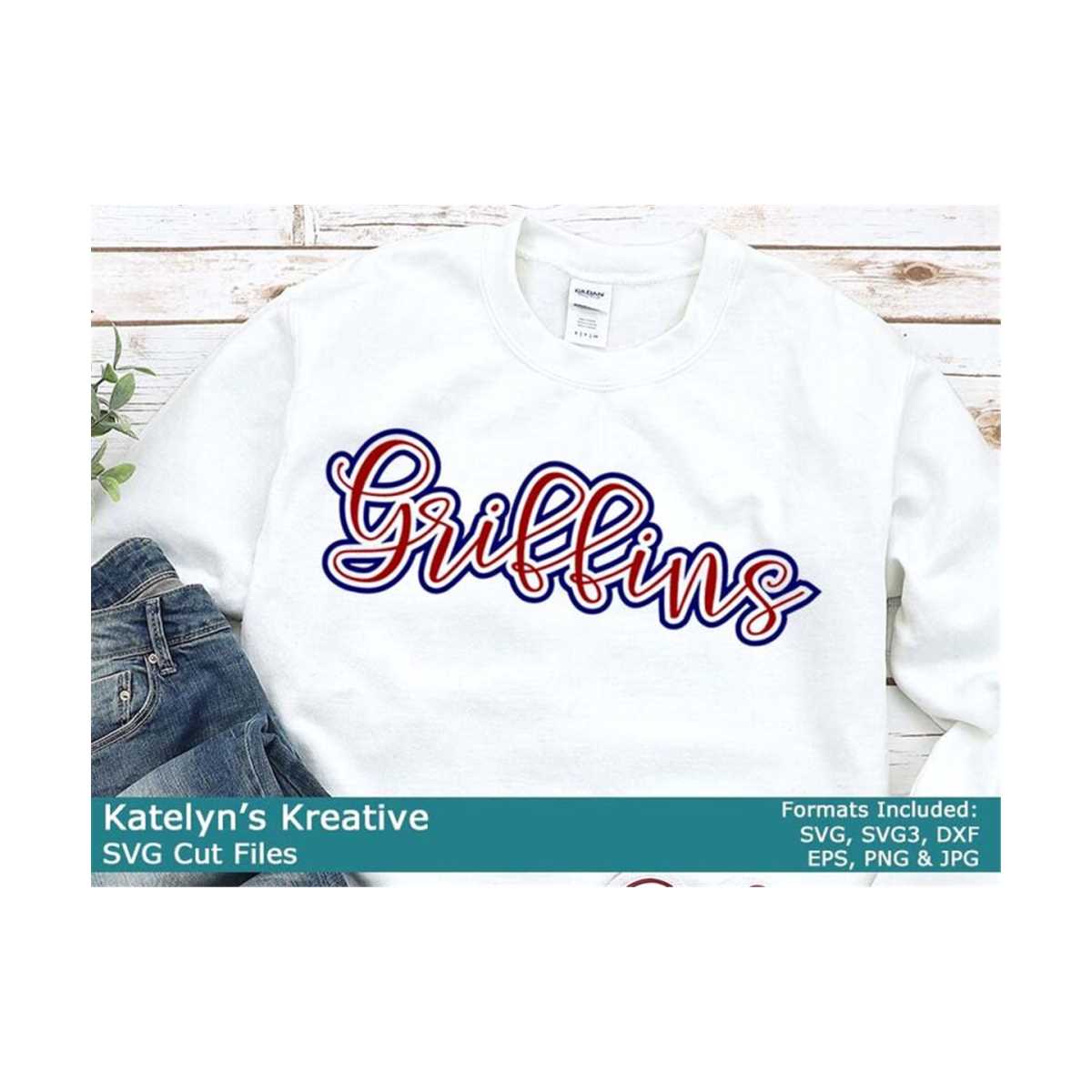 Griffins Script SVG Files (2022 Series) | Inspire Uplift