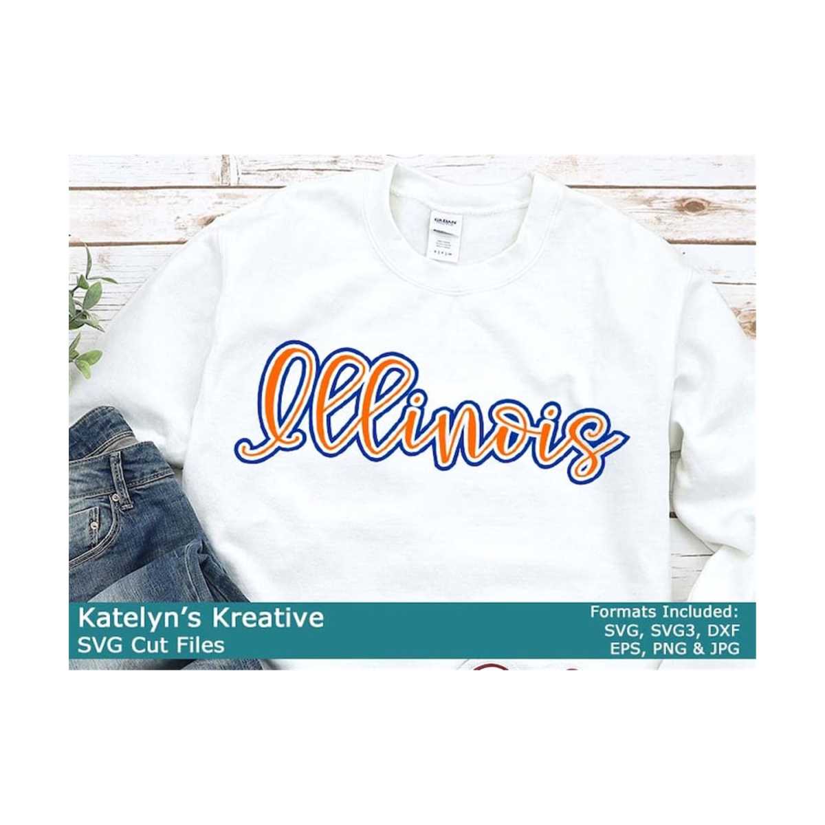 Illinois Script SVG Files (2022 Series) - Inspire Uplift