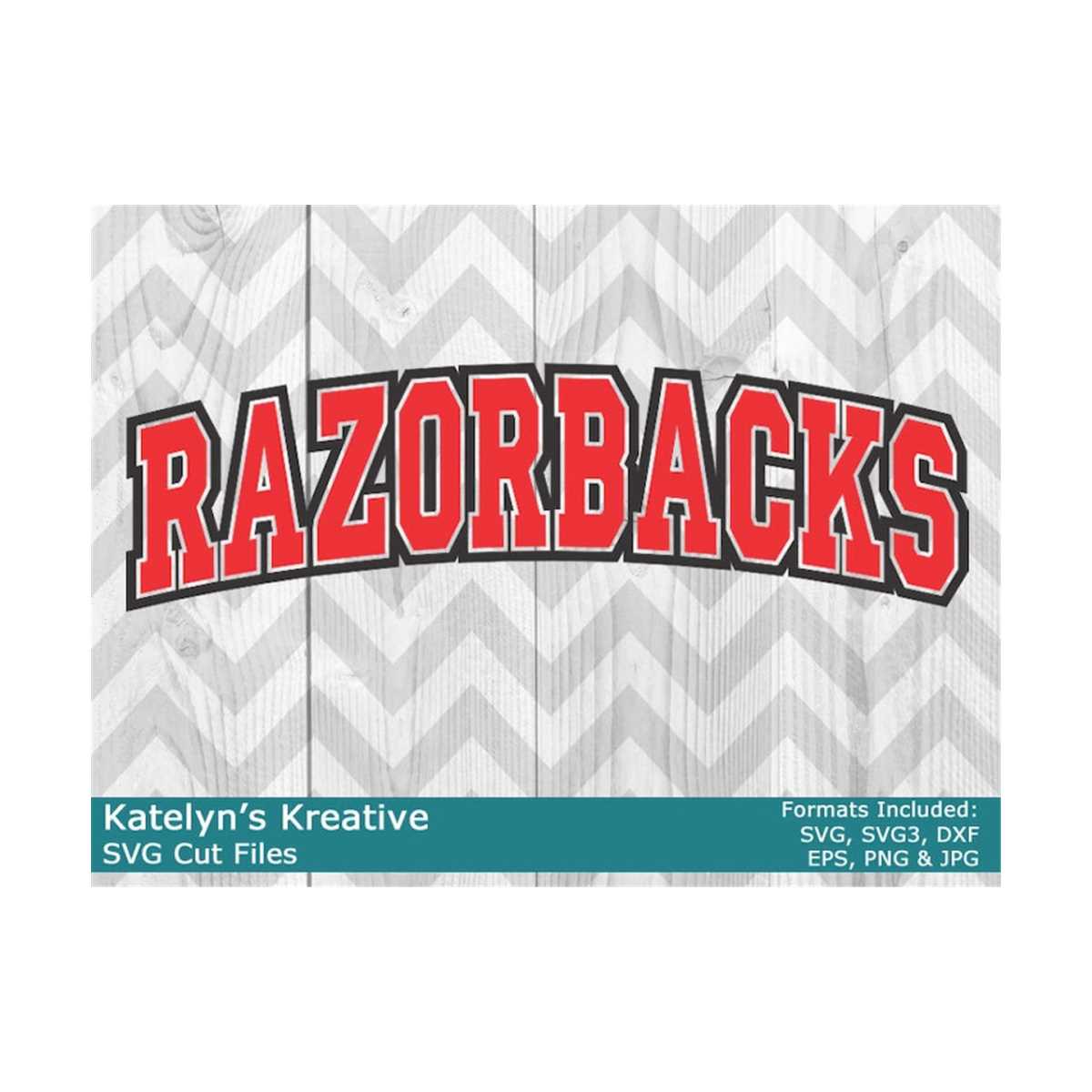 Razorbacks Arched SVG Files | Inspire Uplift