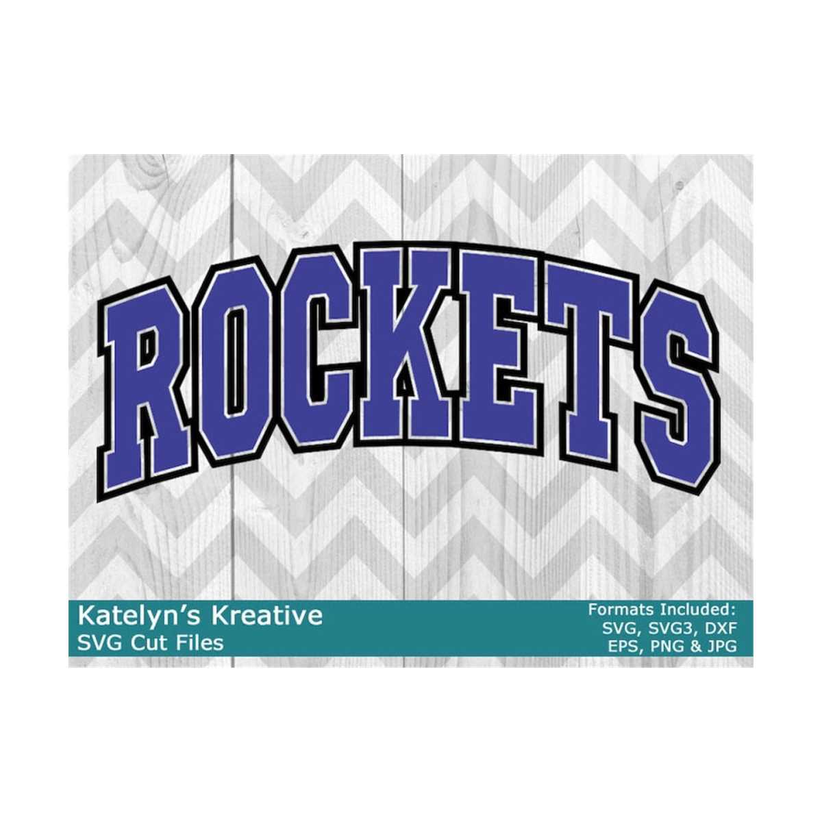 Rockets Arched SVG Files | Inspire Uplift