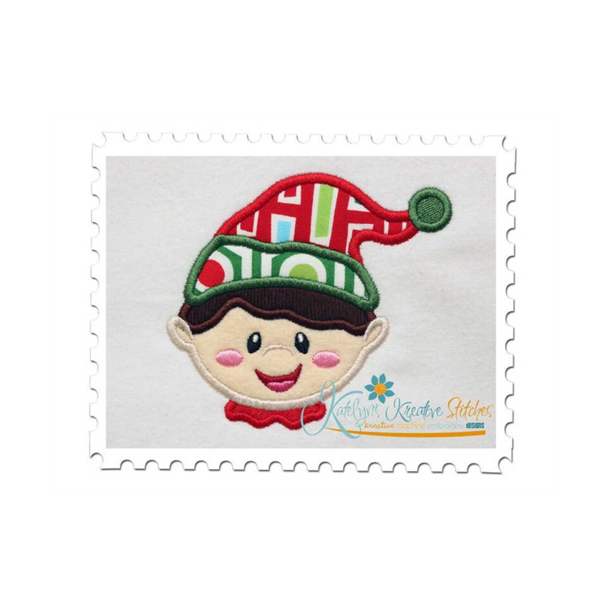 Boy Elf Applique Head Shot | Inspire Uplift