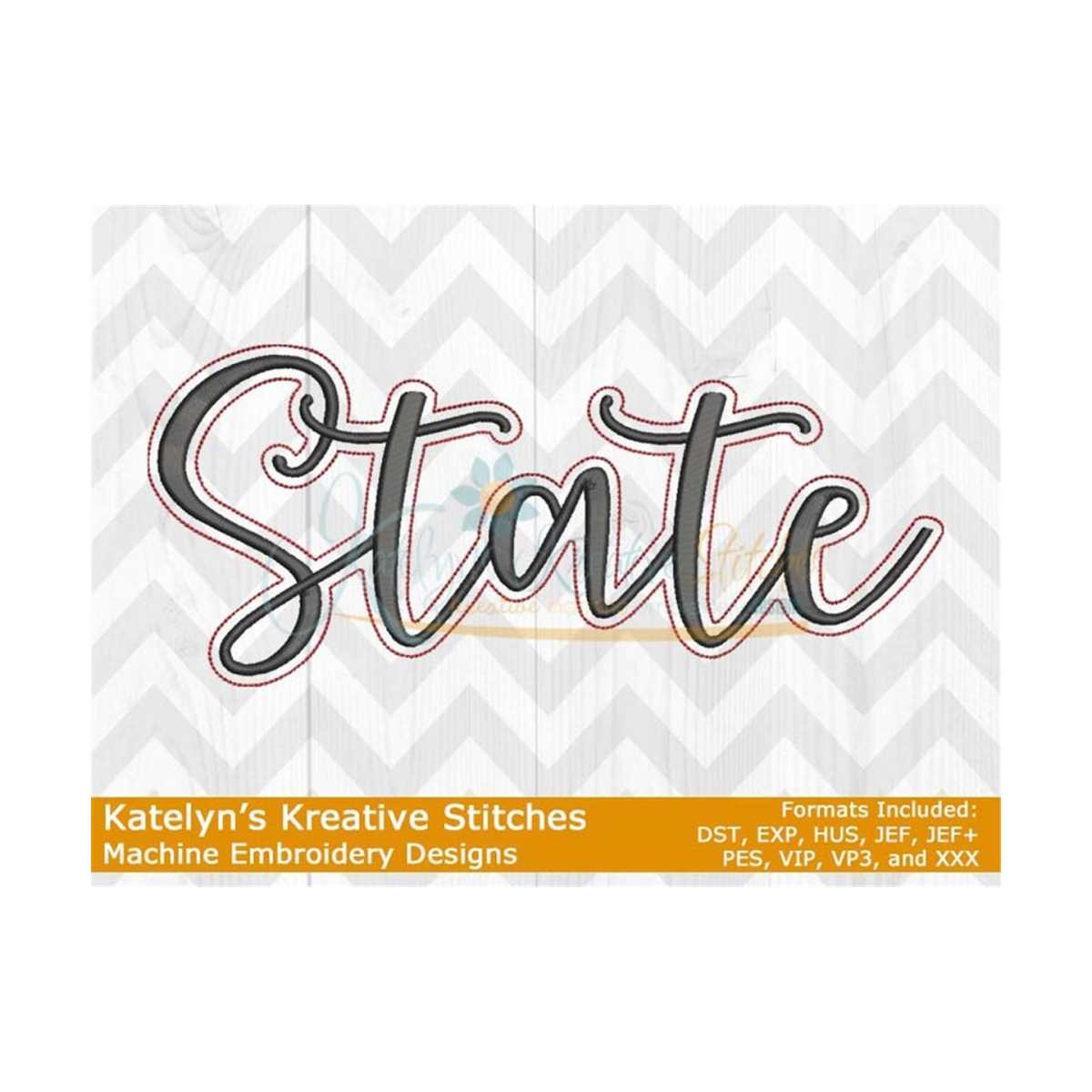 State Script Machine Embroidery - 2022 Series | Inspire Uplift