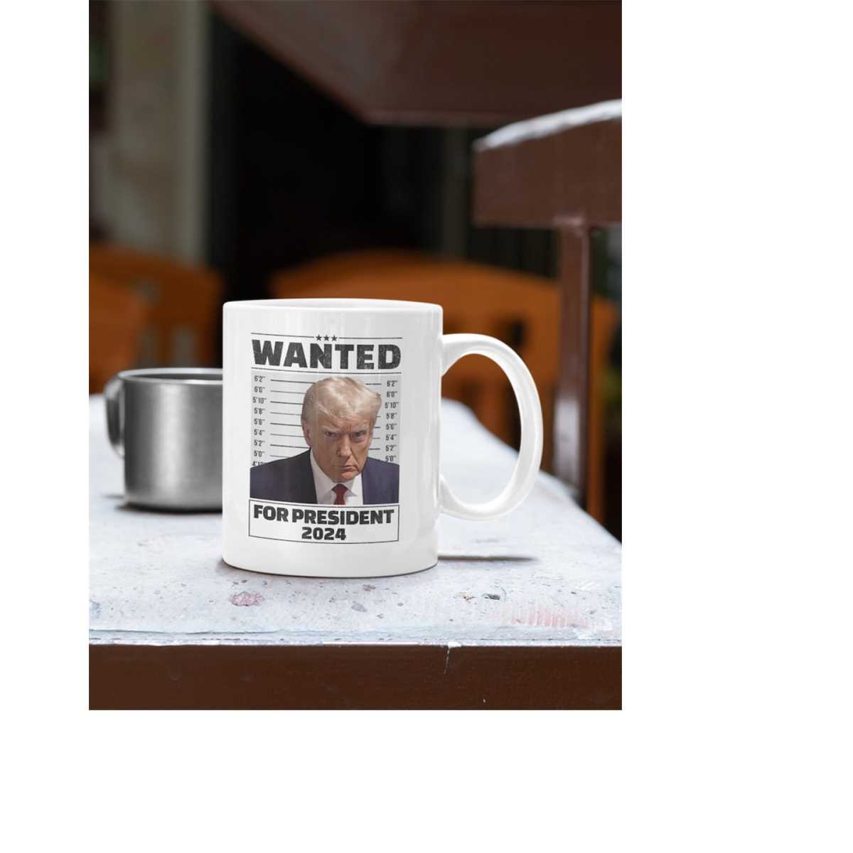 Trump Mugshot Mug, POTUS Mug Shot Mug, Save America Coffee C | Inspire ...