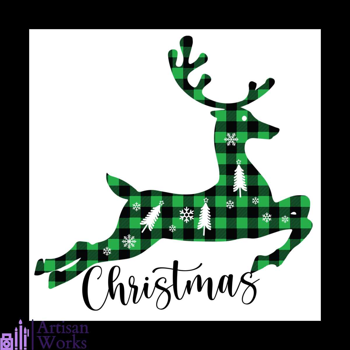 Reindeer Christmas Svg, Christmas Svg, Holly Svg, Sublimatio - Inspire ...