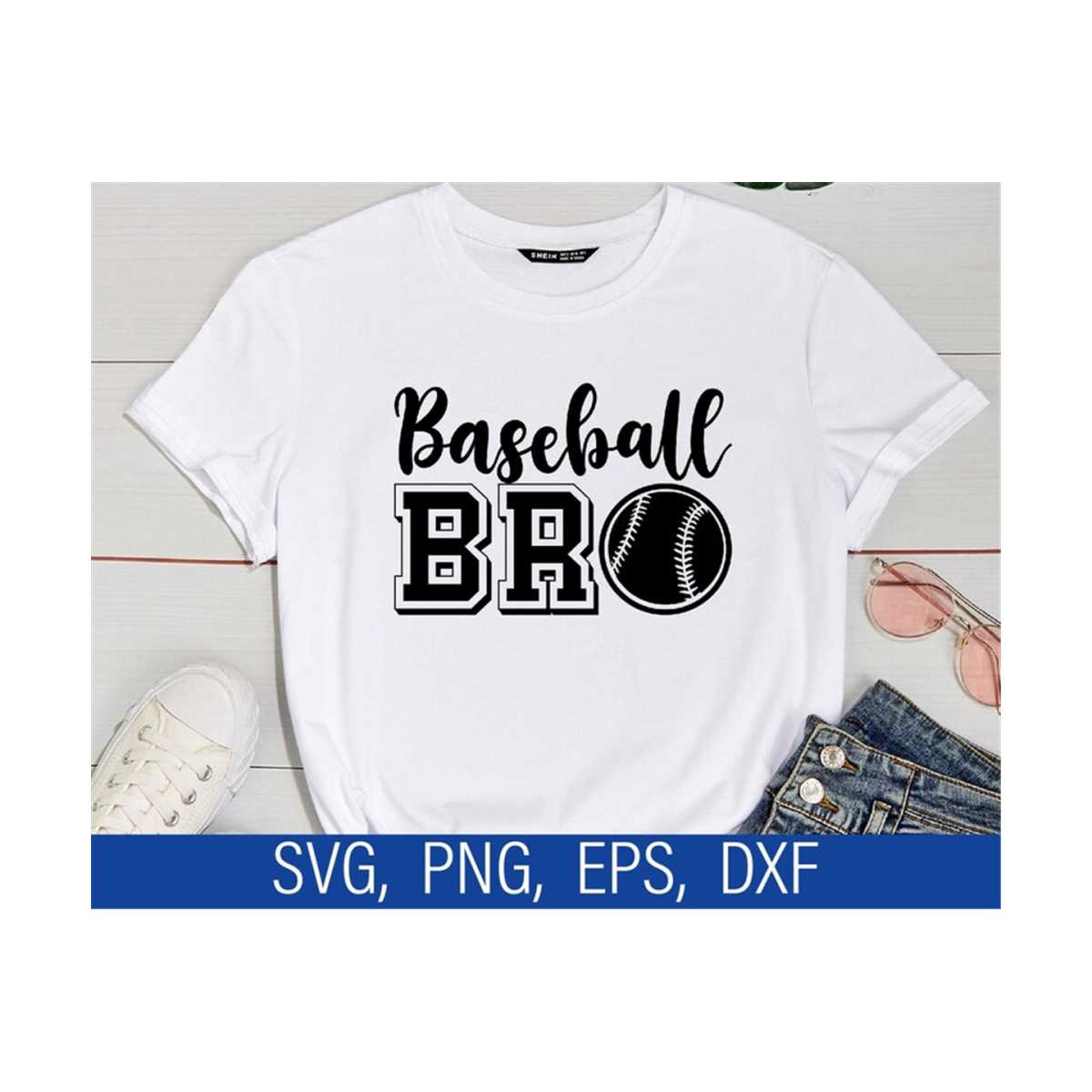 Baseball Bro Svg Png, Baseball Brother Svg, Baseball Shirts | Inspire ...