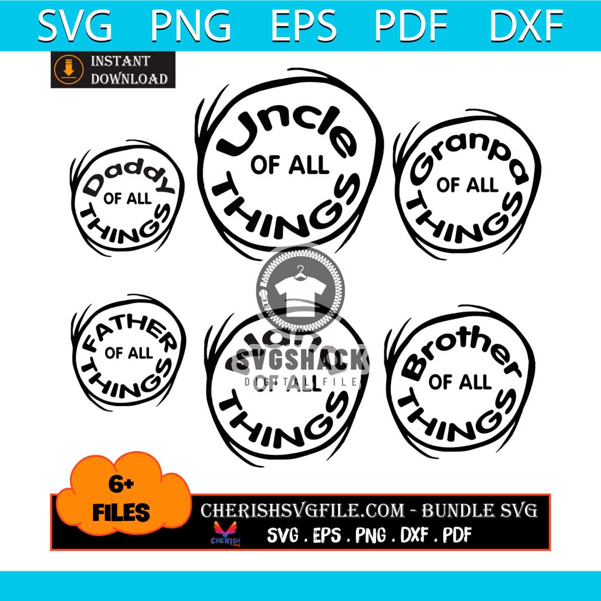 6 Files Thing Family Dr Seuss Svg, Dr Seuss Thing Family Bun - Inspire ...