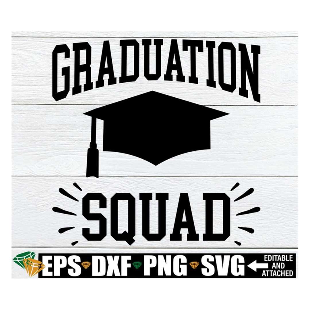 Graduation Squad, Matching Family Graduation Shirts, Graduat - Inspire ...