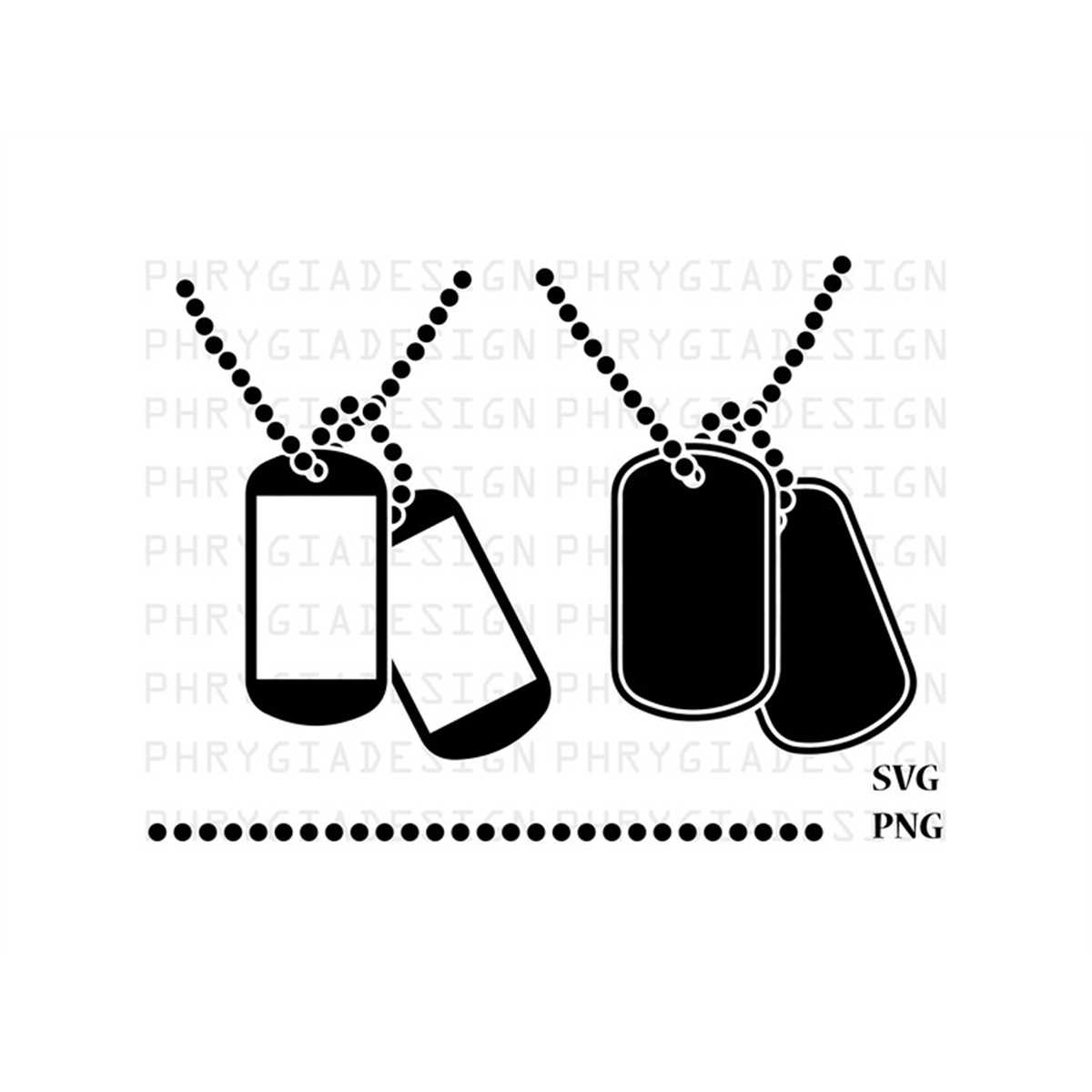 Dog Tags Svg | Inspire Uplift