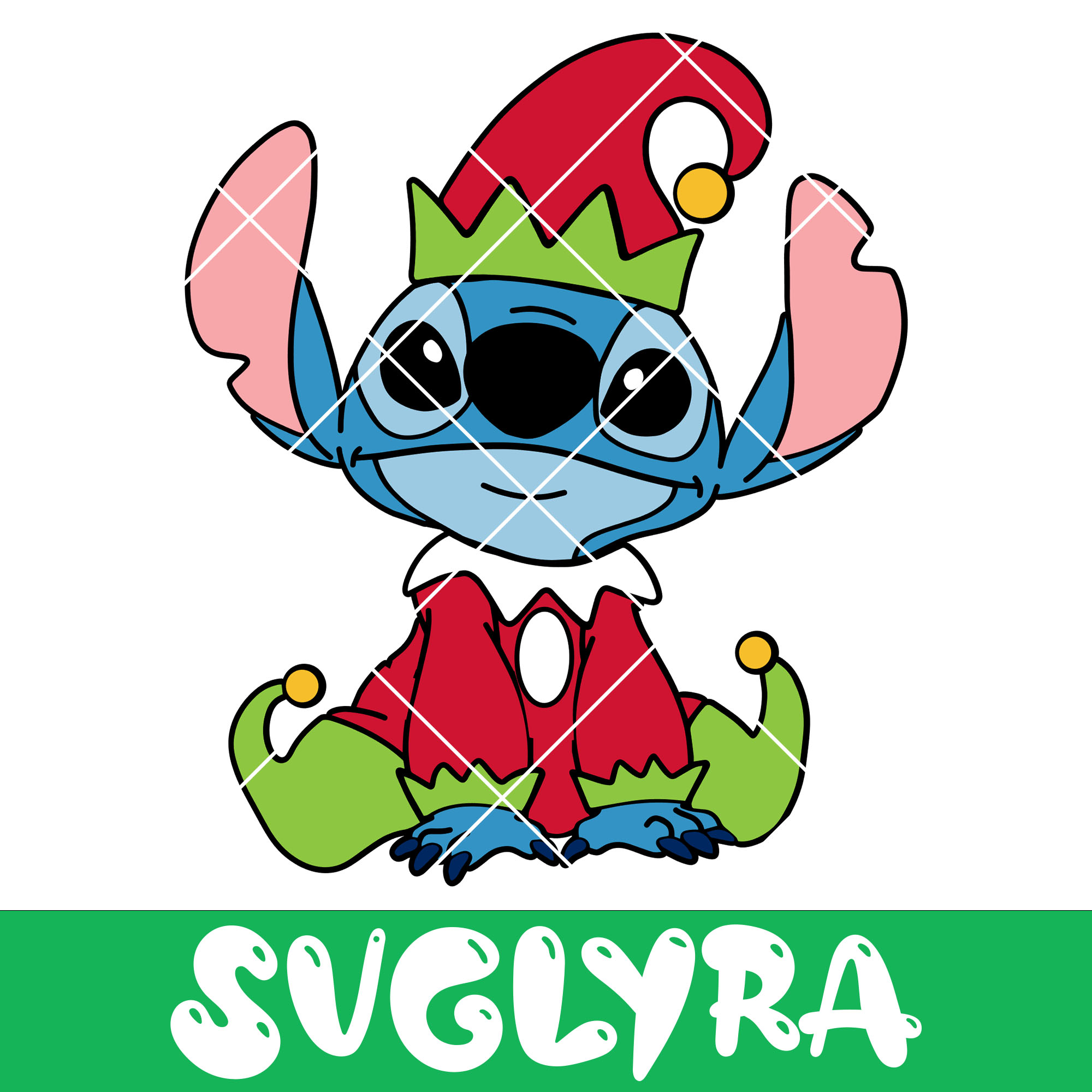 Stitch Elf Svg, Stitch Christmas Svg, Elf Svg, Disney Christ | Inspire ...
