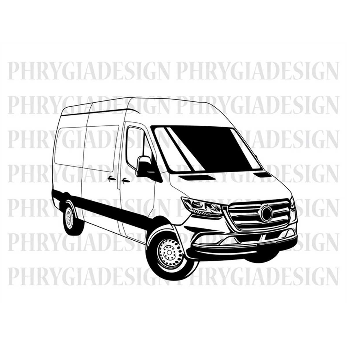 Cargo Delivery Van Svg , Moving Vehicle Svg , Delivery Van T | Inspire ...