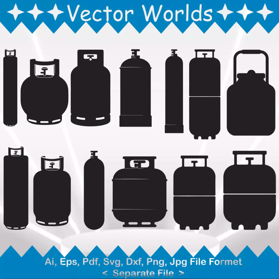 Gas Tank svg, Gas Tanks SVG, Gas, Tank, SVG, ai, pdf, eps, s | Inspire ...