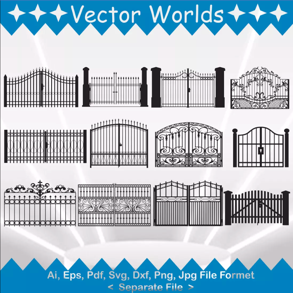 Gate svg, Gates svg, Home, World, SVG, ai, pdf, eps, svg, dx - Inspire ...