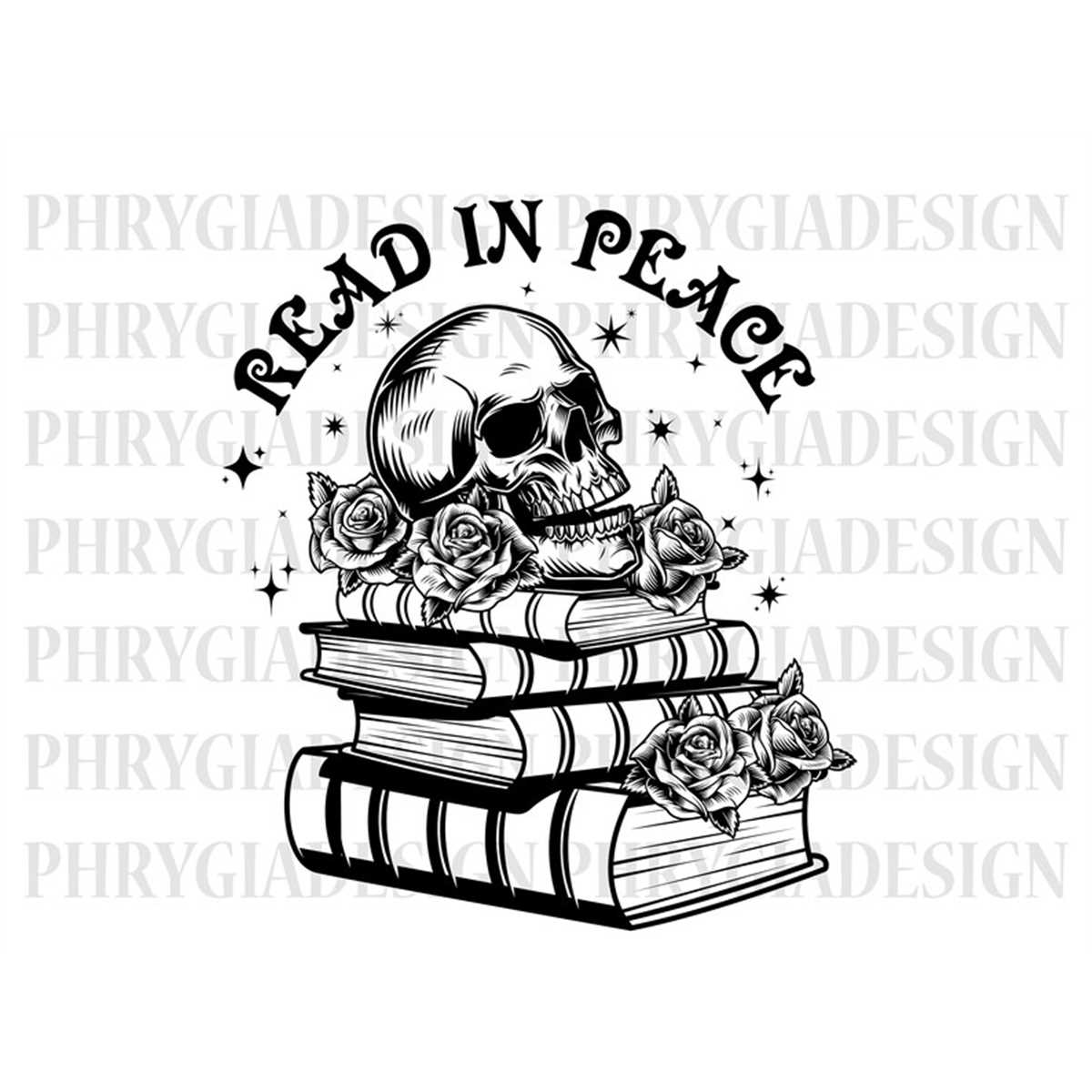 Floral Book Svg , Skull Svg , Books Svg , Mystical Svg , Rea - Inspire ...