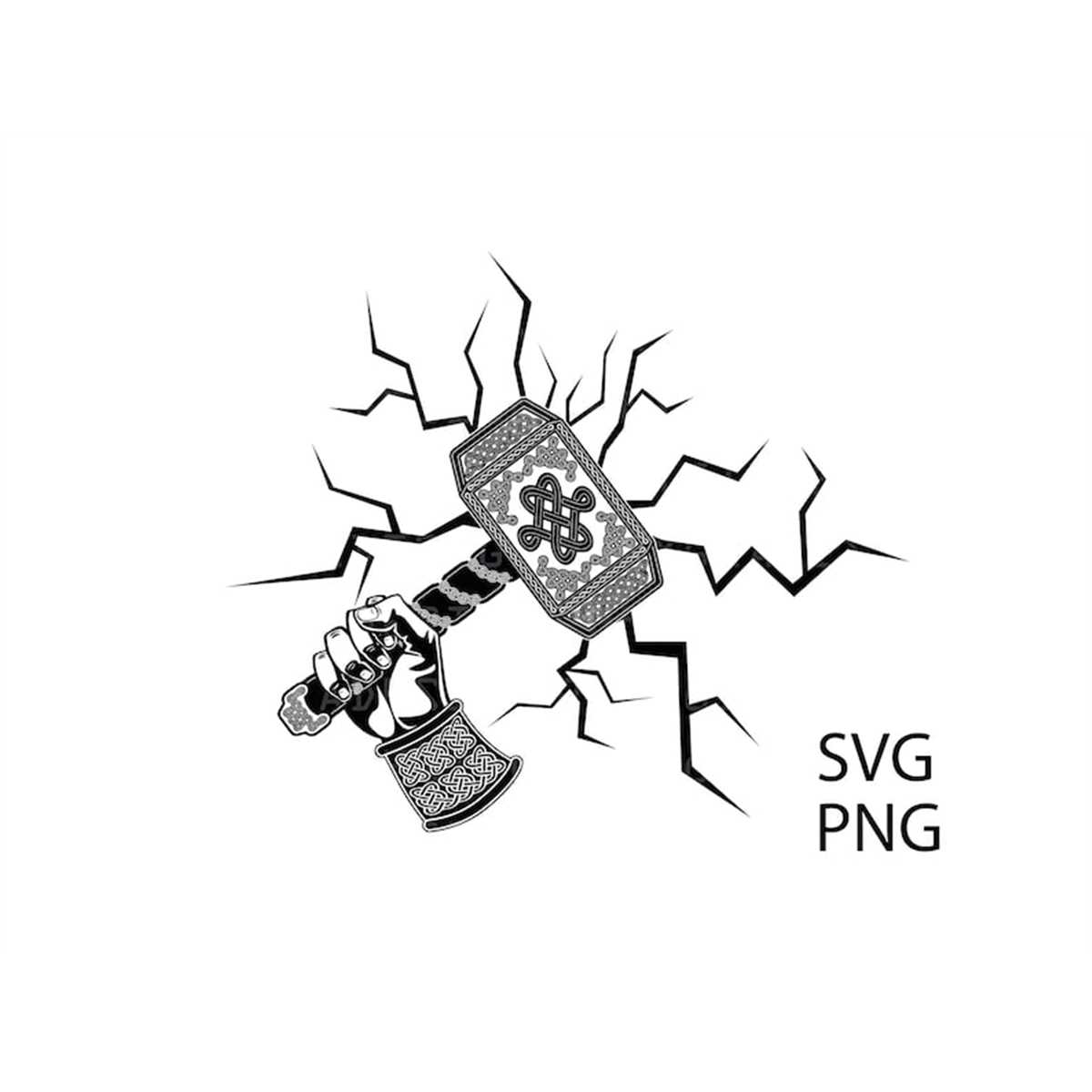 Thor Hammer Svg Png , Thor Hammer Design , Thor Svg , Hamme - Inspire ...