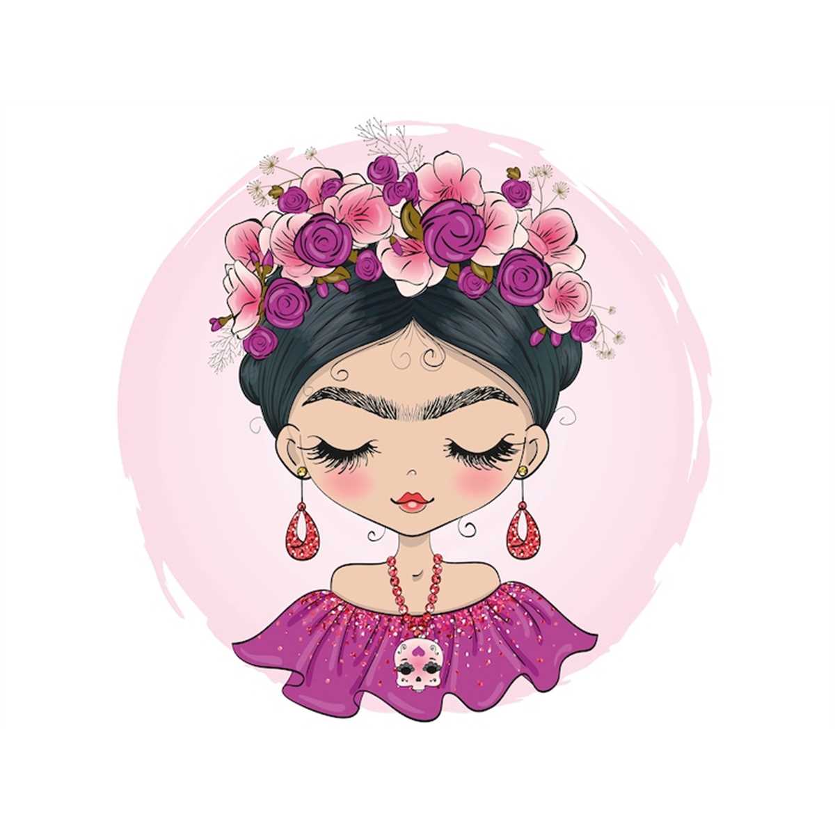 Frida Png , Frida Clipart , Frida Kahlo , Digital Download | Inspire Uplift
