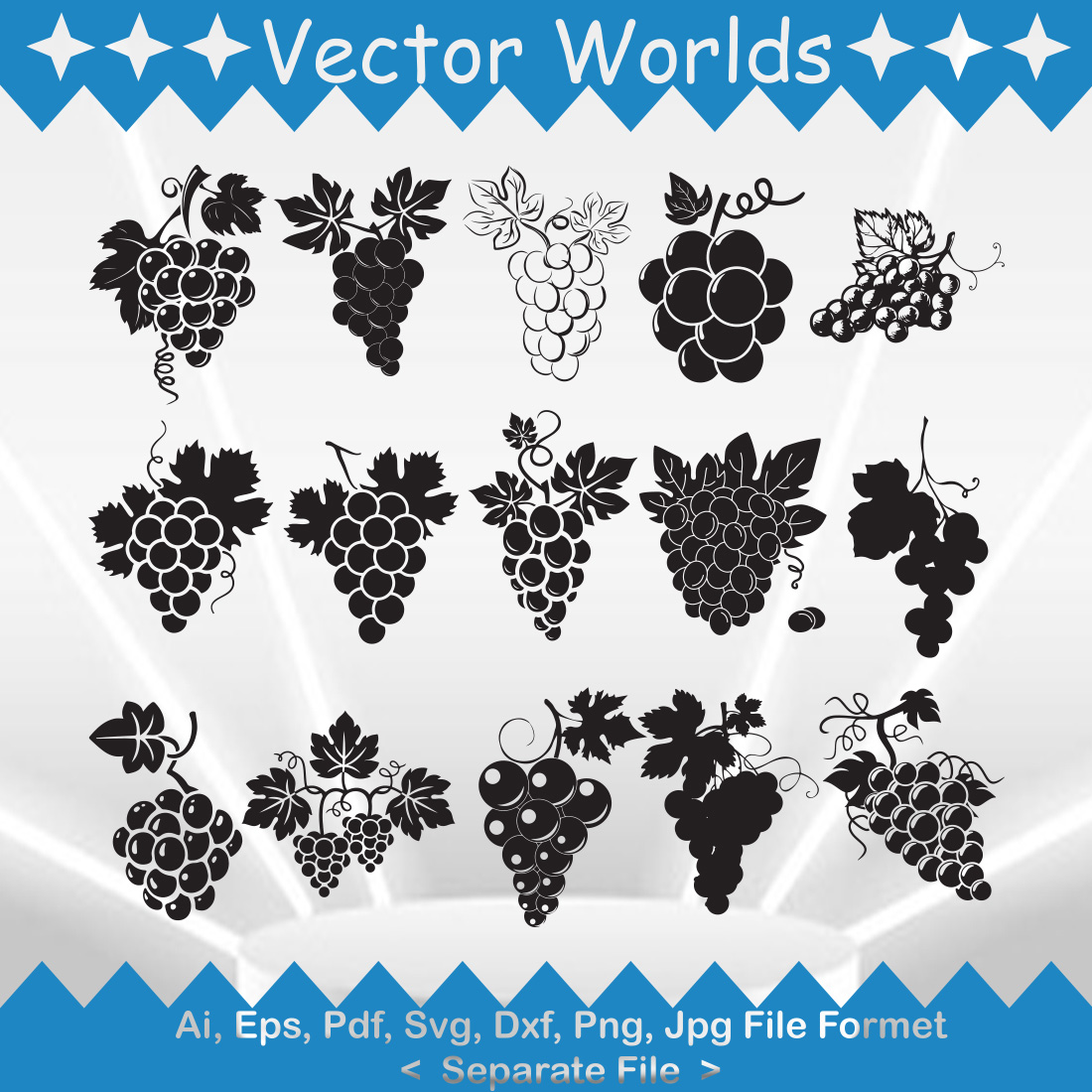 Grape svg, Grapes svg, Flower, Food, SVG, ai, pdf, eps, svg, | Inspire ...