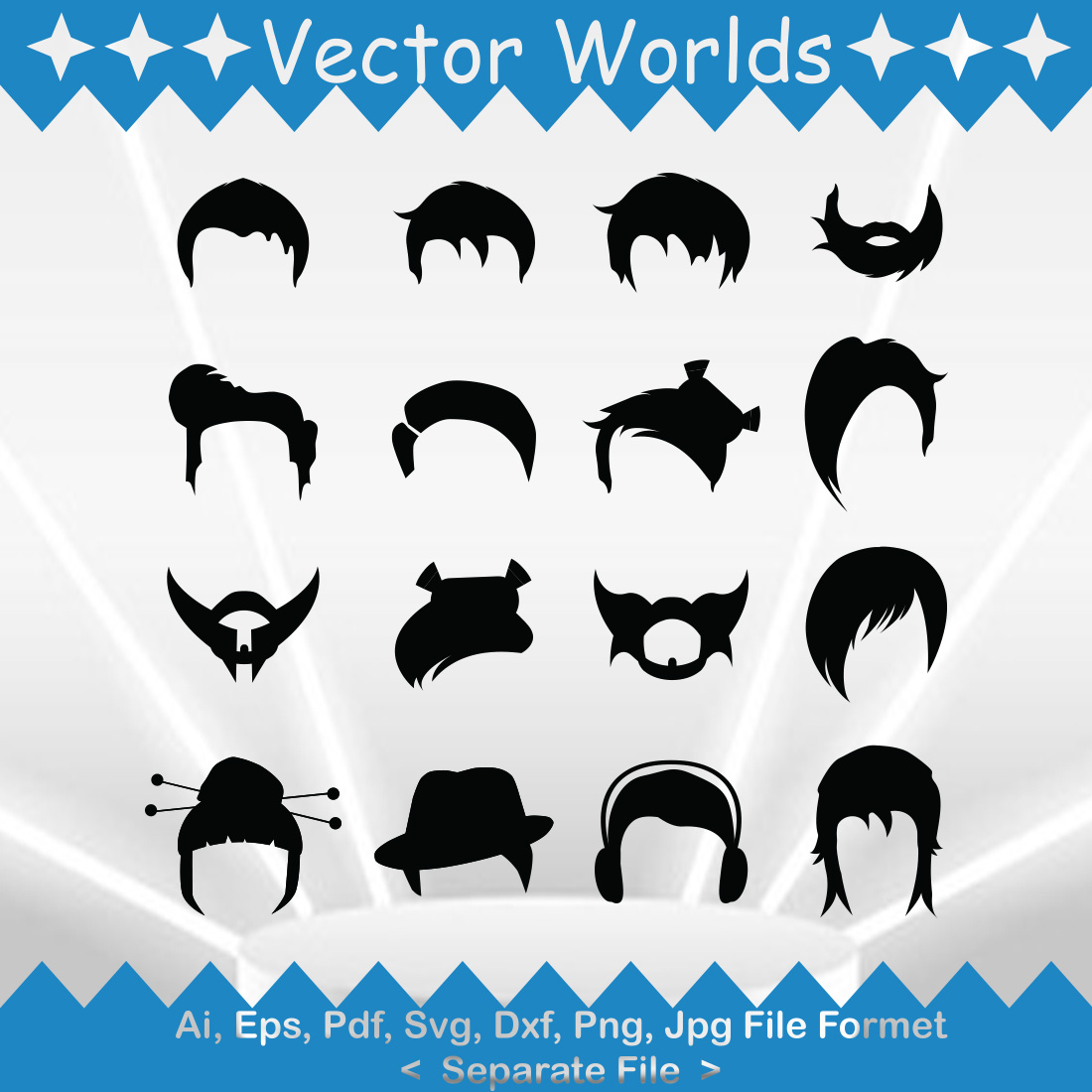 Hairstyle svg, Hairstyles svg, Hair, style, SVG, ai, pdf, ep | Inspire ...