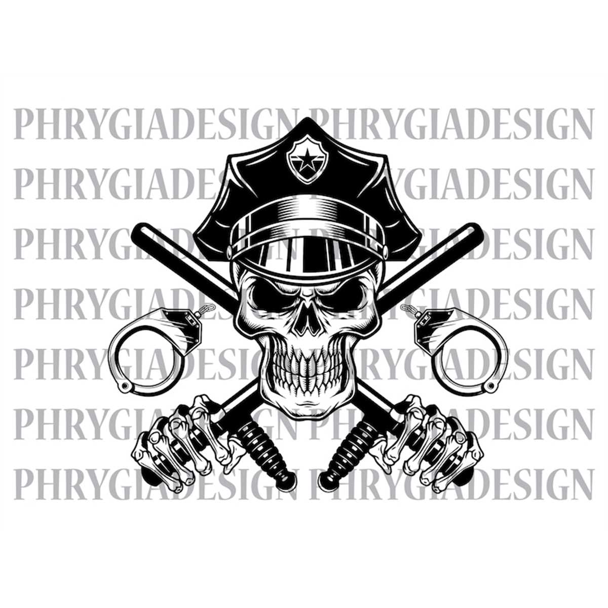 Police Skull Svg , Police Svg , Police Shirt Svg , Police Da | Inspire ...