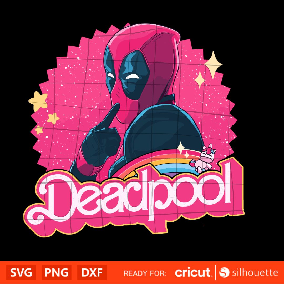 Deadpool he's just a merc with a mouth Barbie, Deadpool SVG, | Inspire ...