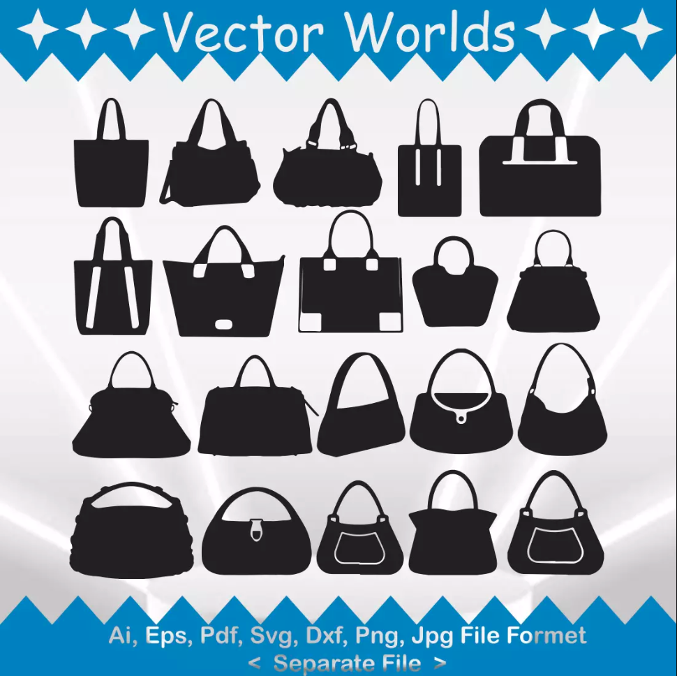 Hand Bag svg, Hand Bags svg, Hand, Bag, SVG, ai, pdf, eps, s - Inspire ...