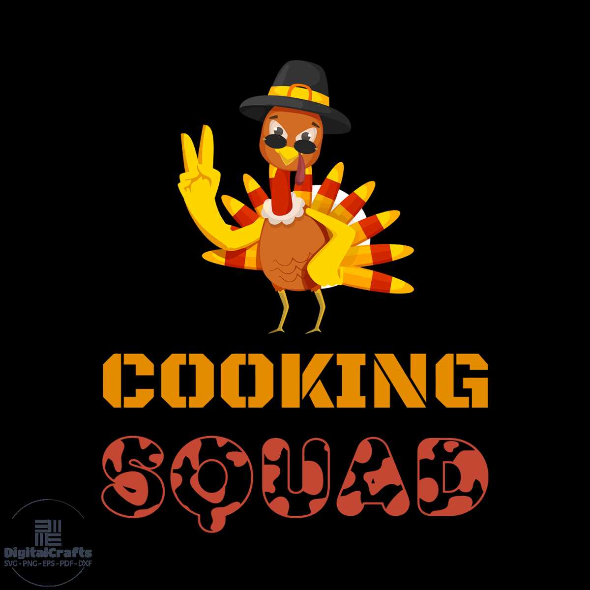 Cooking Squad Svg, Thanksgiving Svg, Cooking Squad Svg, Turk | Inspire ...