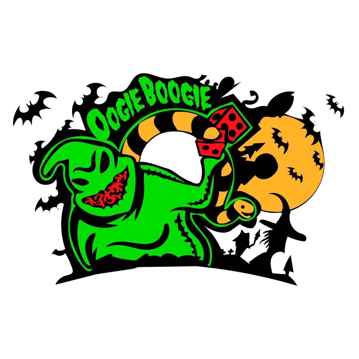 Oogie Boogie Starbucks Horror Movie Logo SVG | Inspire Uplift
