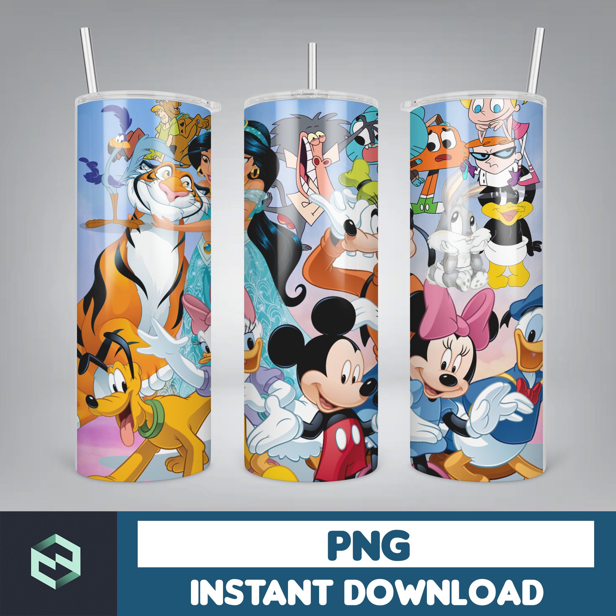 Cartoon 90s Tumbler Wrap, 20 oz Cartoon Tumbler PNG Image Su - Inspire ...