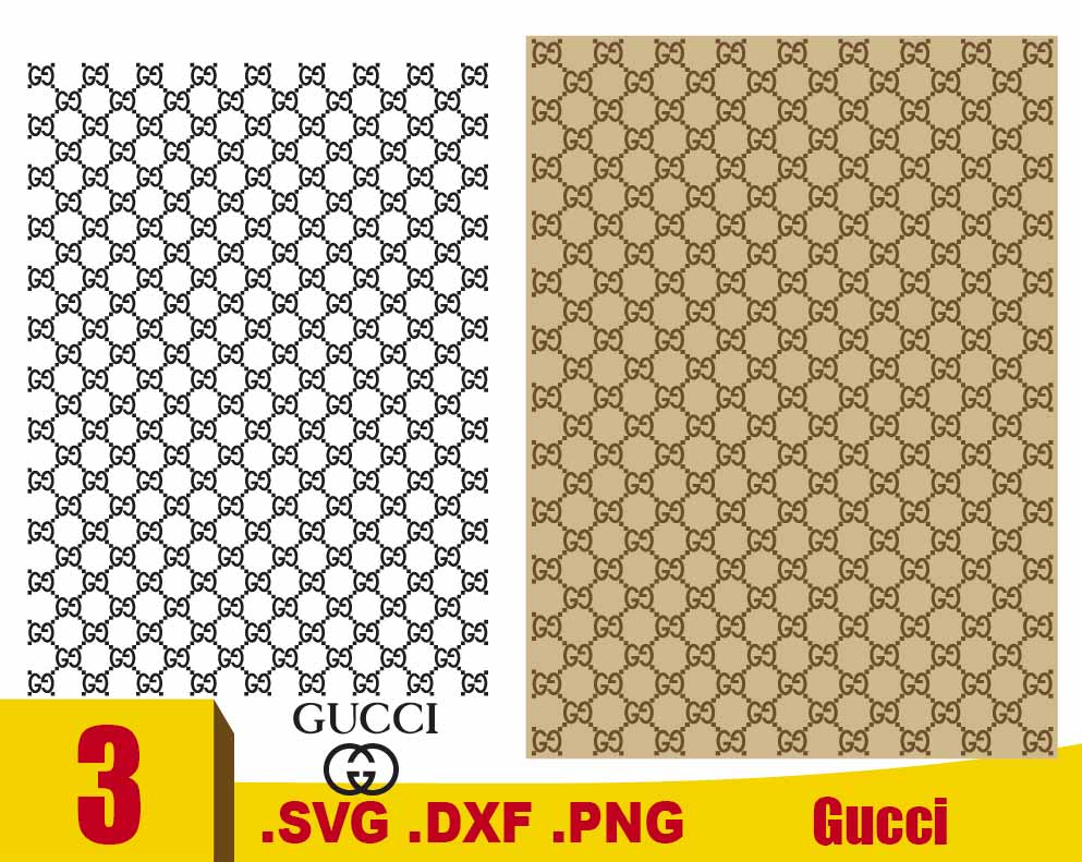 Gucci Pattern SVG, Gucci svg, Gucci Fashion Pattern SVG - Inspire Uplift
