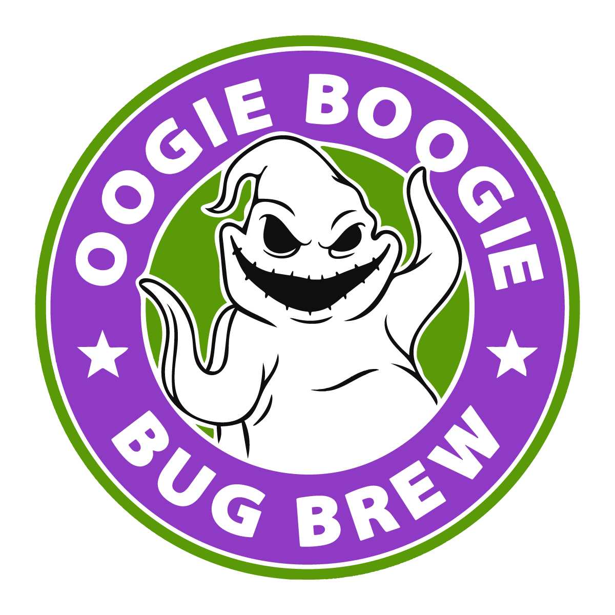 Oogie Boogie Man Bug Brew Starbuck Logo SVG - Inspire Uplift