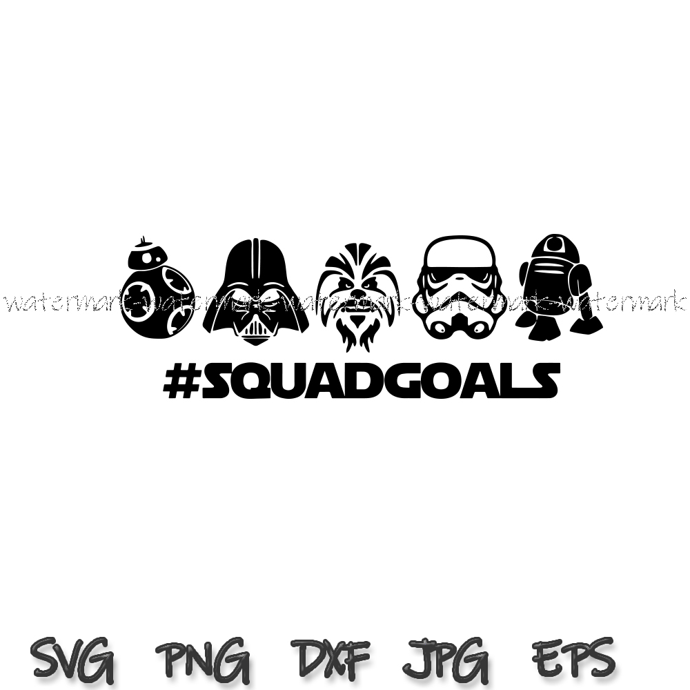 Star Wars Squad Goal svg, Star Wars png, starwars svg, squad - Inspire ...