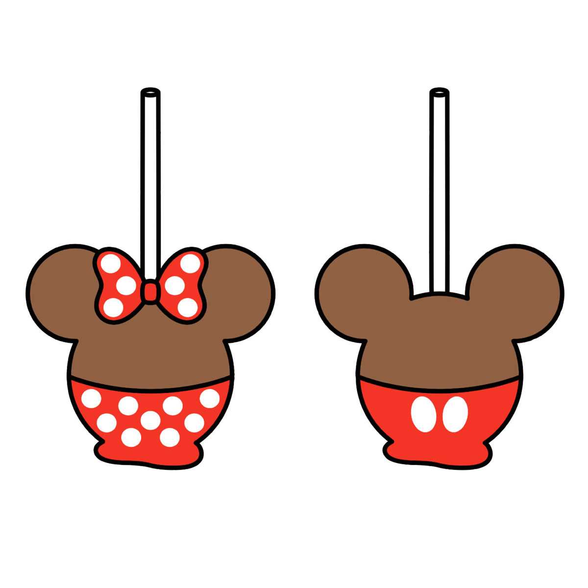 Disney Mouses Candy Apple SVG, Magical Kingdom SVG - Inspire Uplift