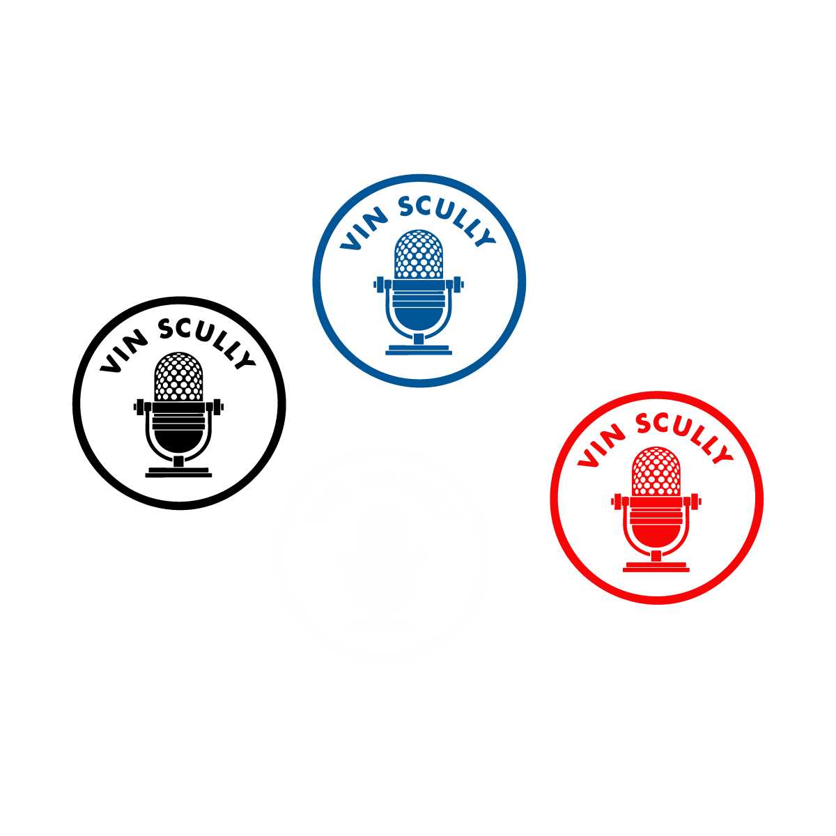 Vin Scully Vector Microphone Trending SVG | Inspire Uplift