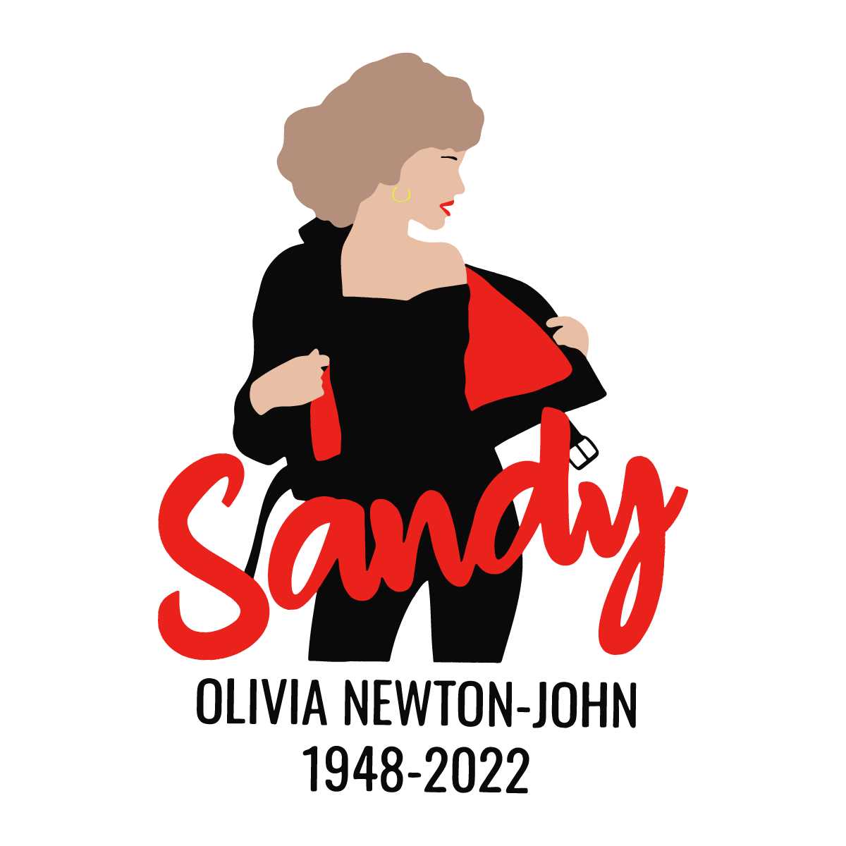 Sandy Olivia NewtonJohn 1948 2022 SVG, Trending SVG - Inspire Uplift