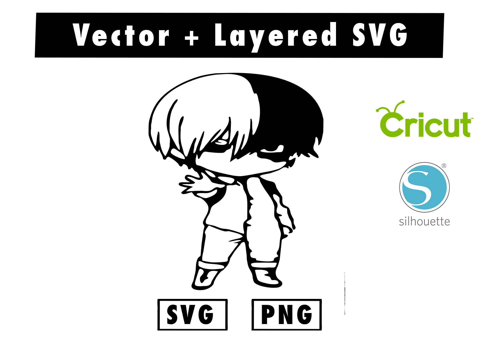 todroku svg and png files for cricut machine , anime svg , m - Inspire ...