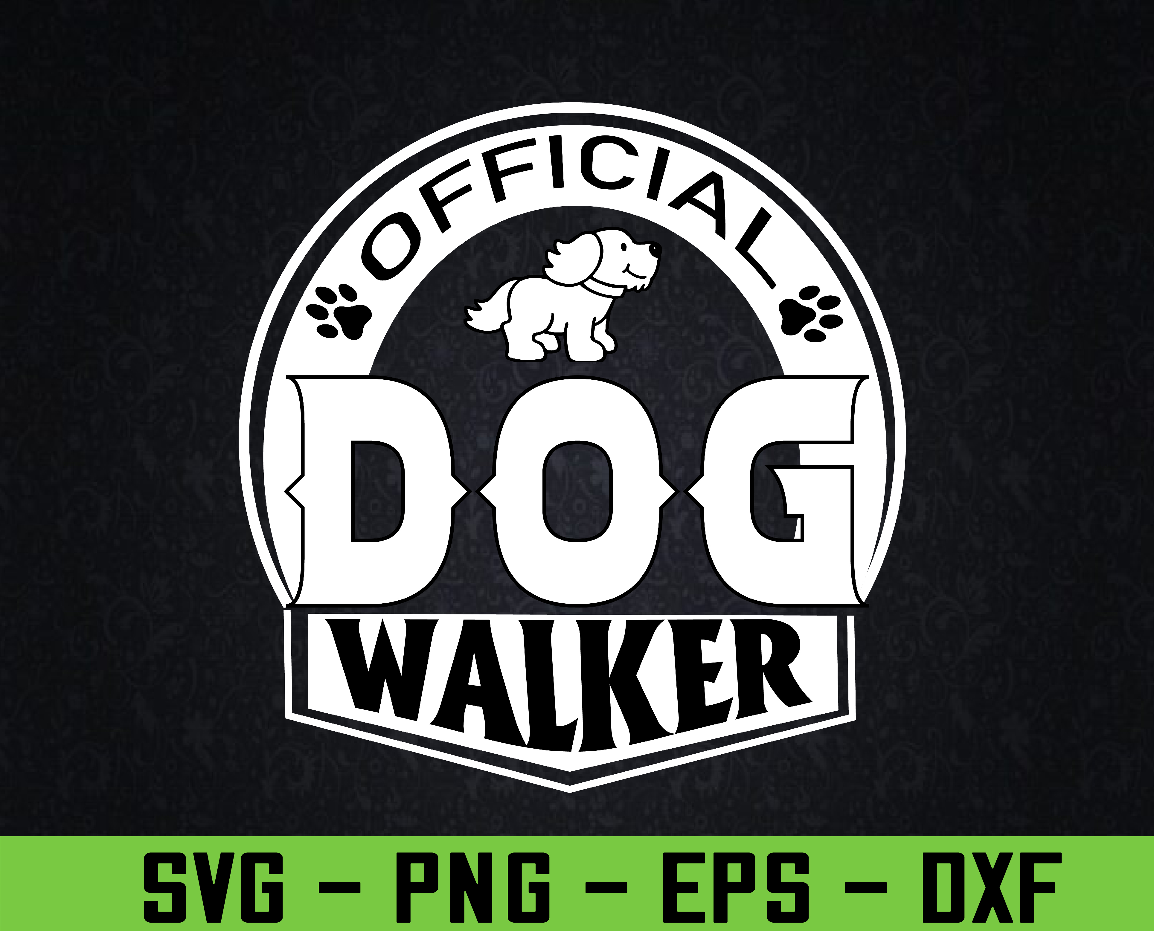 Dog Walking Svg | Inspire Uplift