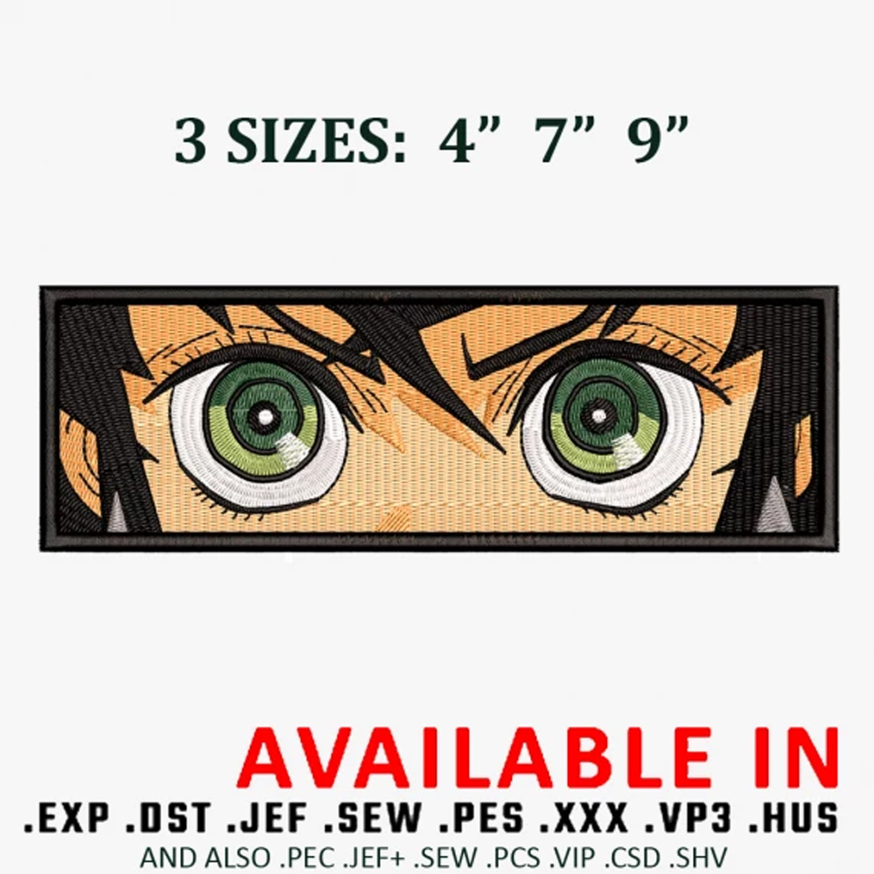 Inosuke Eyes Embroidery Design, Anime design, Anime shirt, A | Inspire ...