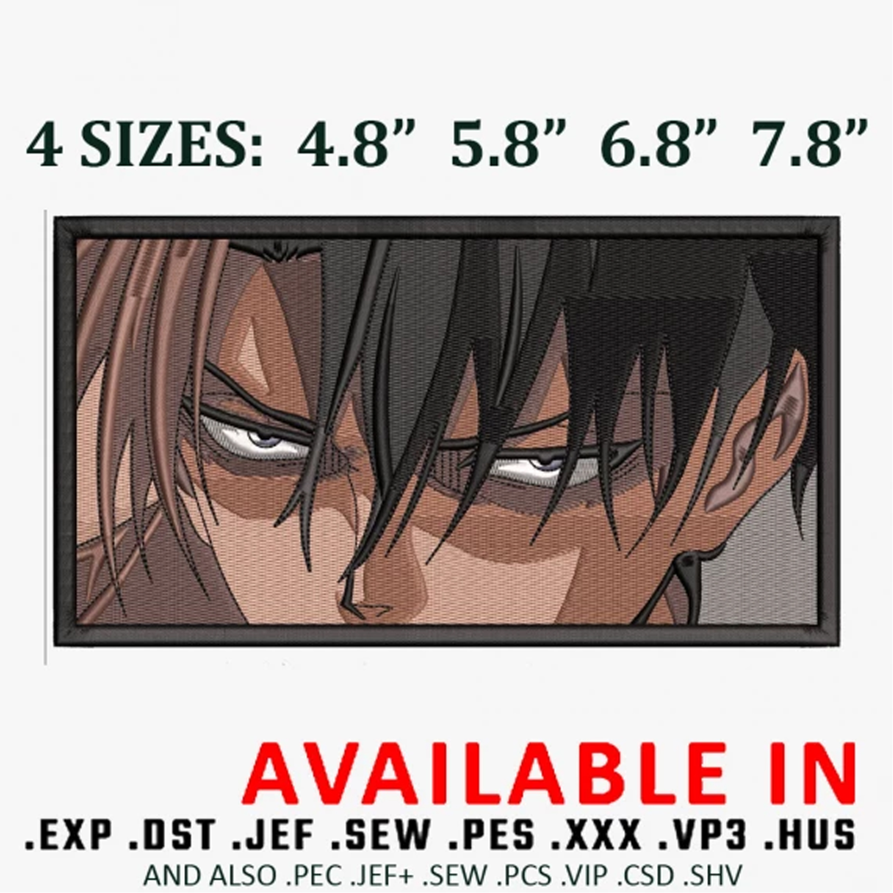 Levi Ackerman Embroidery Design, Anime shirt, Anime design, | Inspire ...